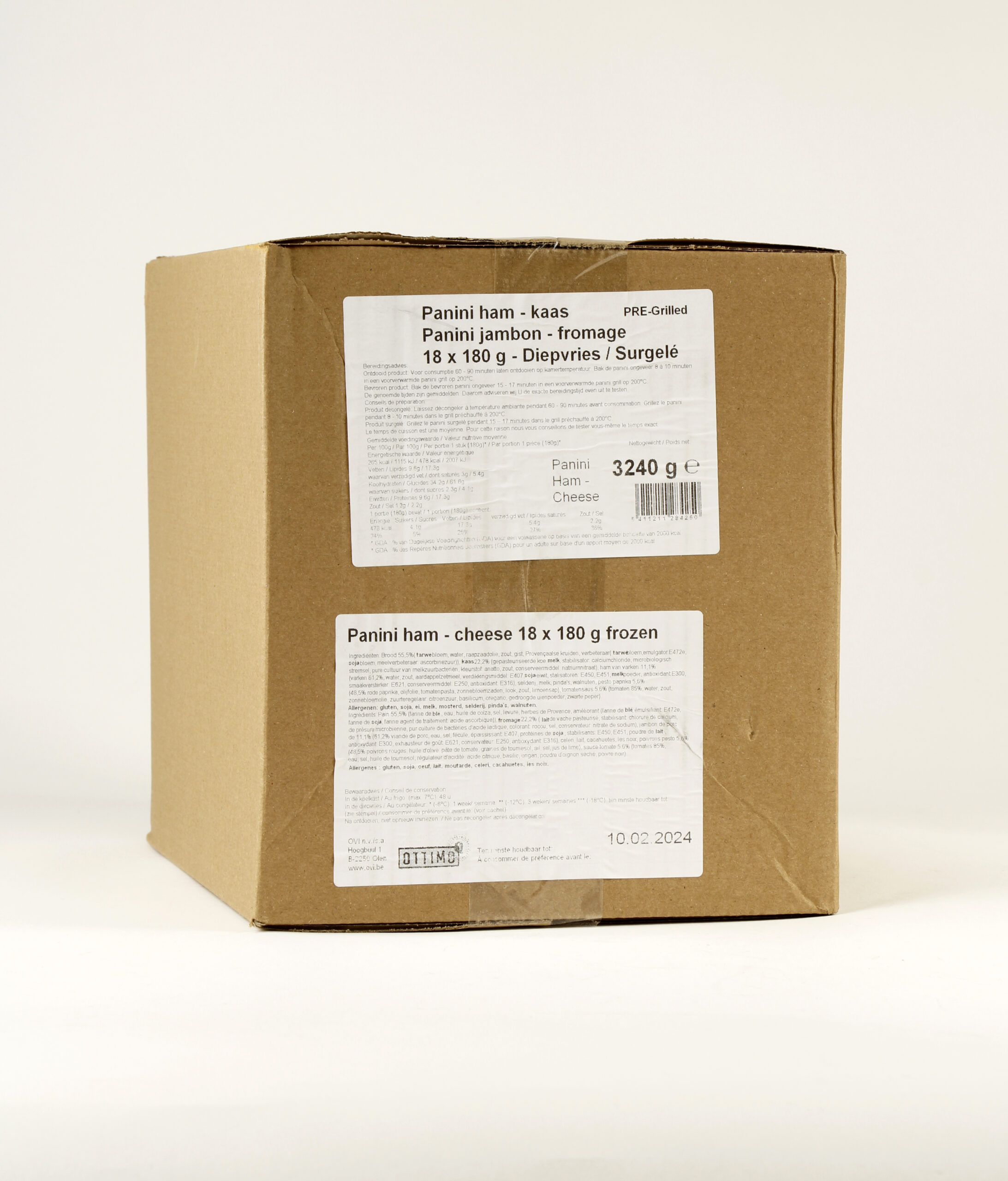 Panini ham-kaas 18 x 180g OTTIMO - OVI