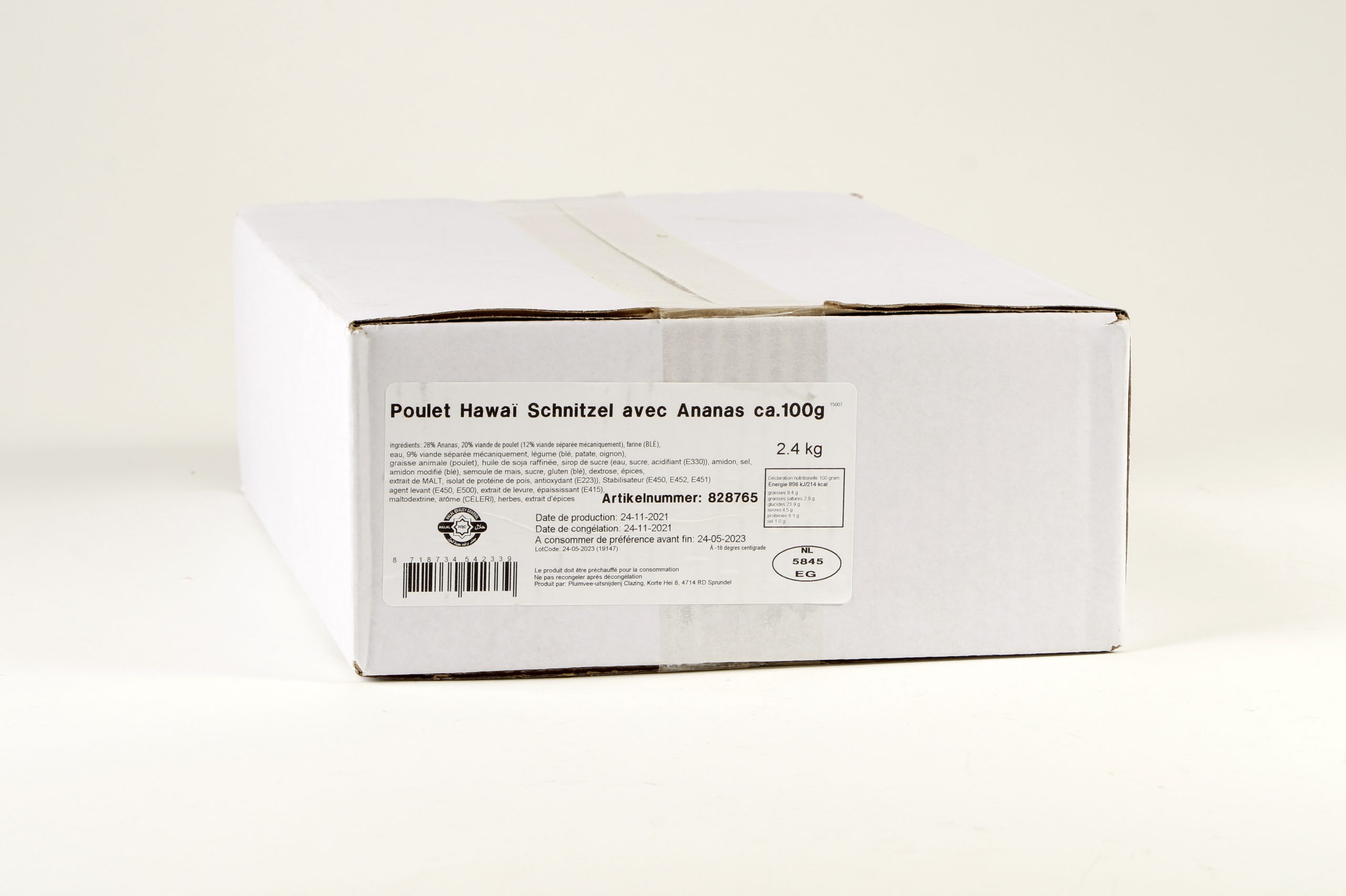 Kip hawai schnitzel 24 x 100g OVI - OVI